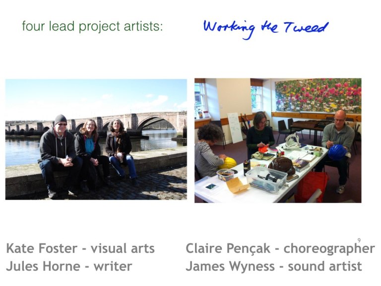 A record of the Working the Tweed project – drawing in the field